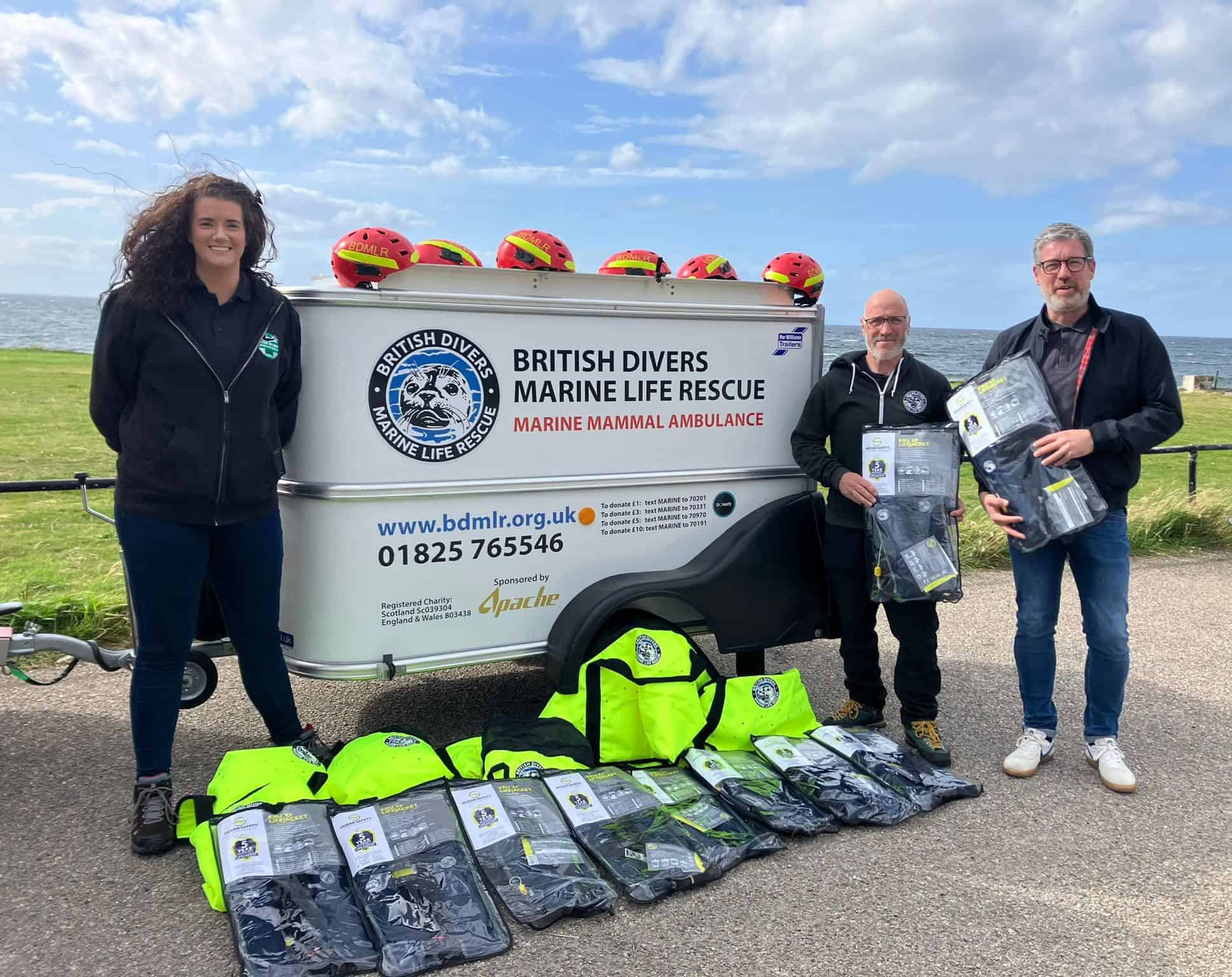 Apache Corporation sponsors BDMLR - British Divers Marine Life Rescue